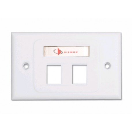 Cat 6 Siemon Complete Double Face Plates | Tronik Gadgets Store