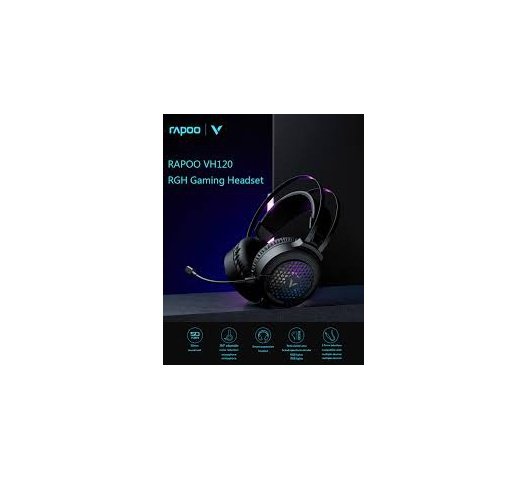 Gaming Headset - Rapoo Illuminated Gaming Headset VH120 - BLACK (RGB ...