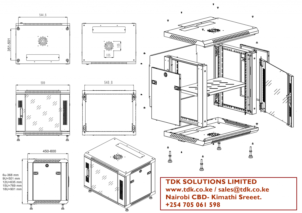 9U Data Cabinets Prices In Kenya 600 X 450 600 X 600 Tronik 9U Data Cabinets Prices In Kenya 600 X 450 600 X 600 Tronik