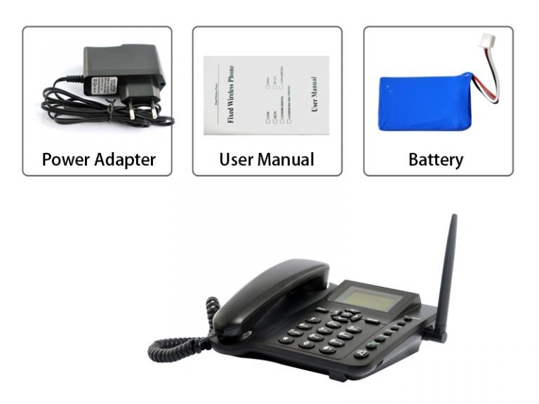 Landline desk phone With Dual Sim-card Slots. ETS 6588 | Tronik Gadgets ...