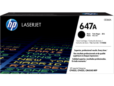 HP 647A Black Original LaserJet Toner Cartridge, CE260A | Tronik ...