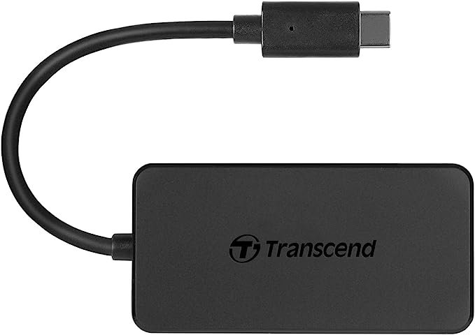 Transcend 4-Port HUB USB 3.1 Gen 1 Type C, Black – TS-HUB2C | Tronik ...