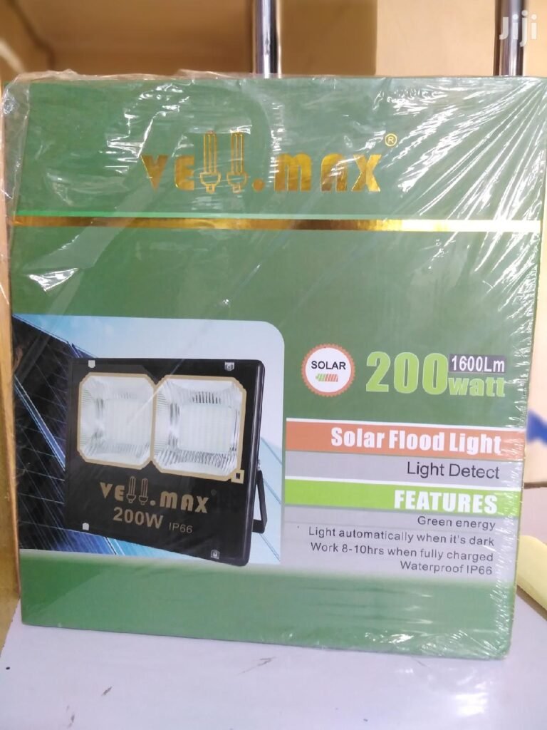 200 Watts Vellmax Integrated Solar Flood Lights | Tronik Gadgets Store