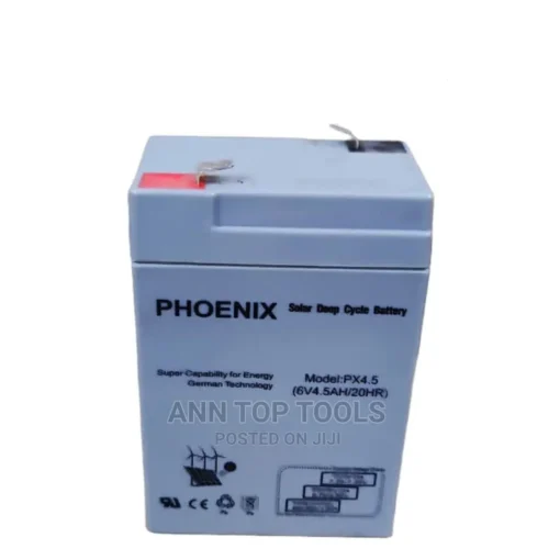 Phoenix 6v4.5ah Deep Cycle Solar Battery | Tronik Gadgets Store