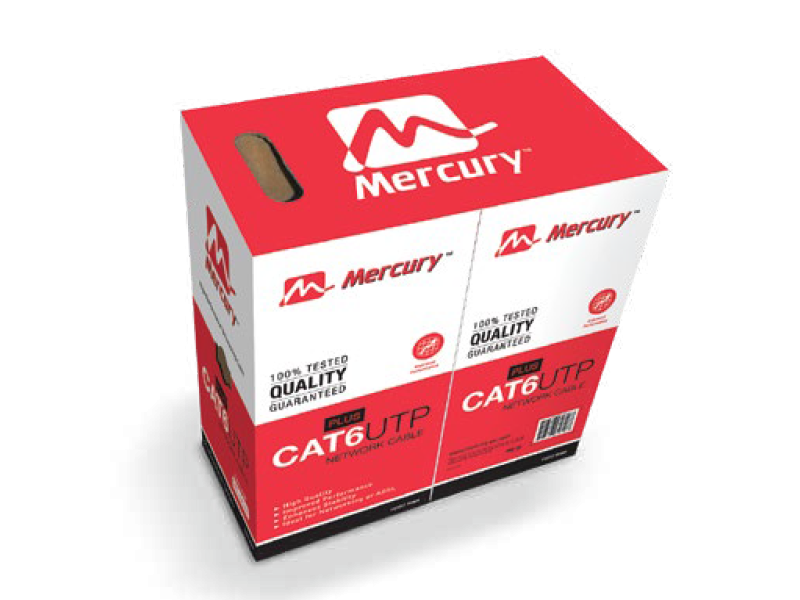 Mercury CAT6 UTP Indoor Ethernet Cable 305M (UTP-CAT6-305M) | Tronik ...